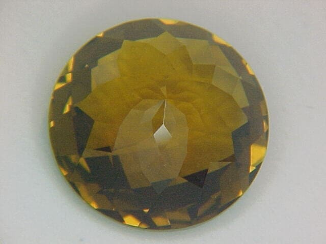 Quartz Brandy Checker Round 8mm 18.54crts - Gold Crown Jewelry