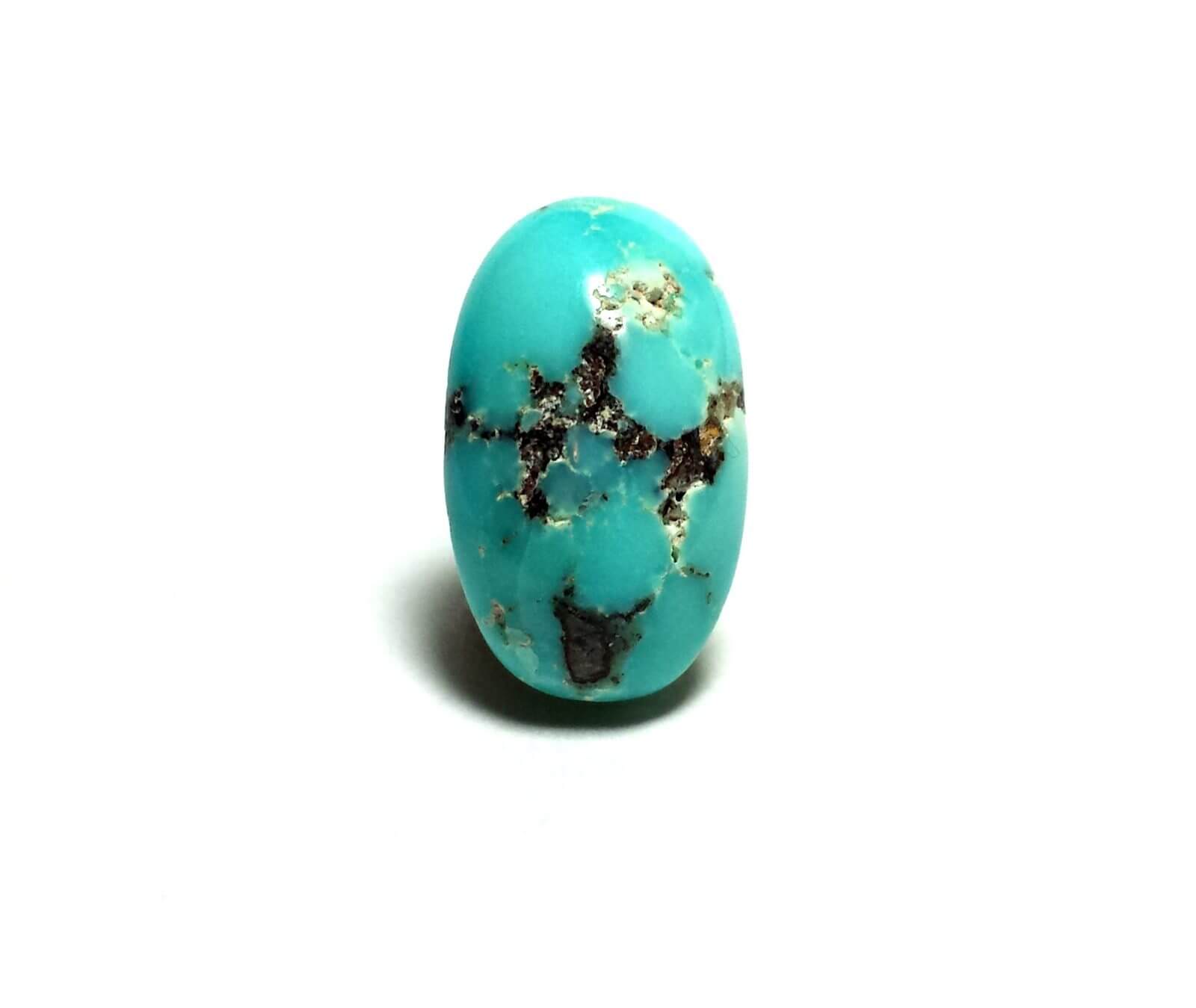 Turquoise Arizona Cabochon Oval 21x12.7mm 10.24crts - Gold Crown Jewelry