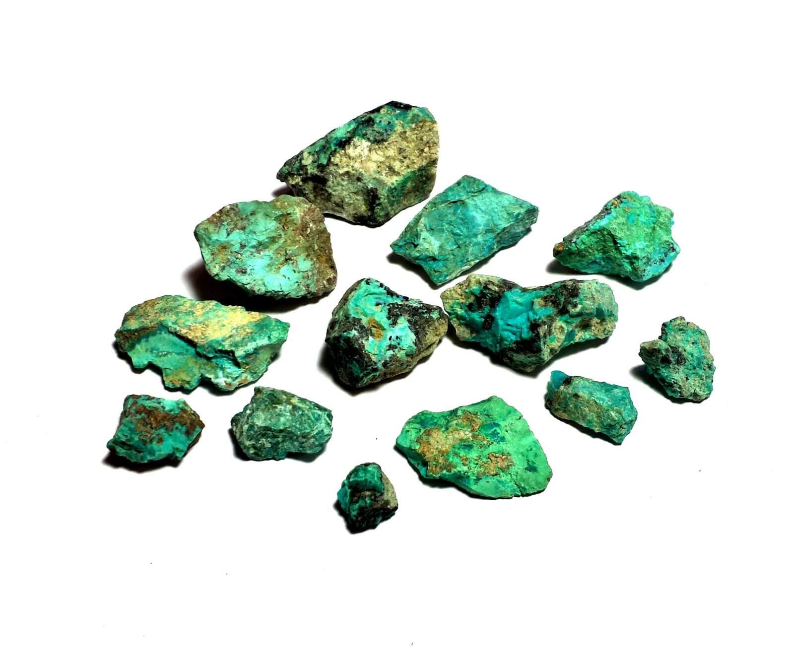 Chrysocolla Rough Specimen (309CTW) - Gold Crown Jewelry