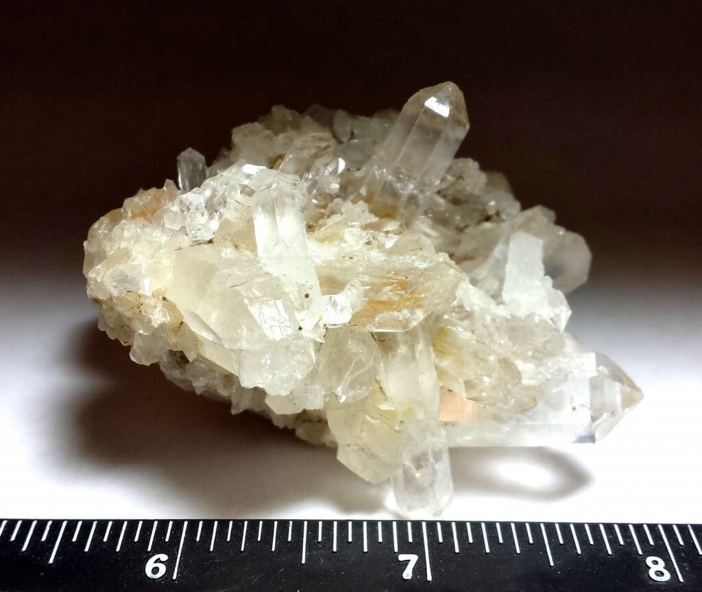 Quartz Clear Cluster Rough Specimen 2.5" x2.4" 590Crts - Gold Crown Jewelry