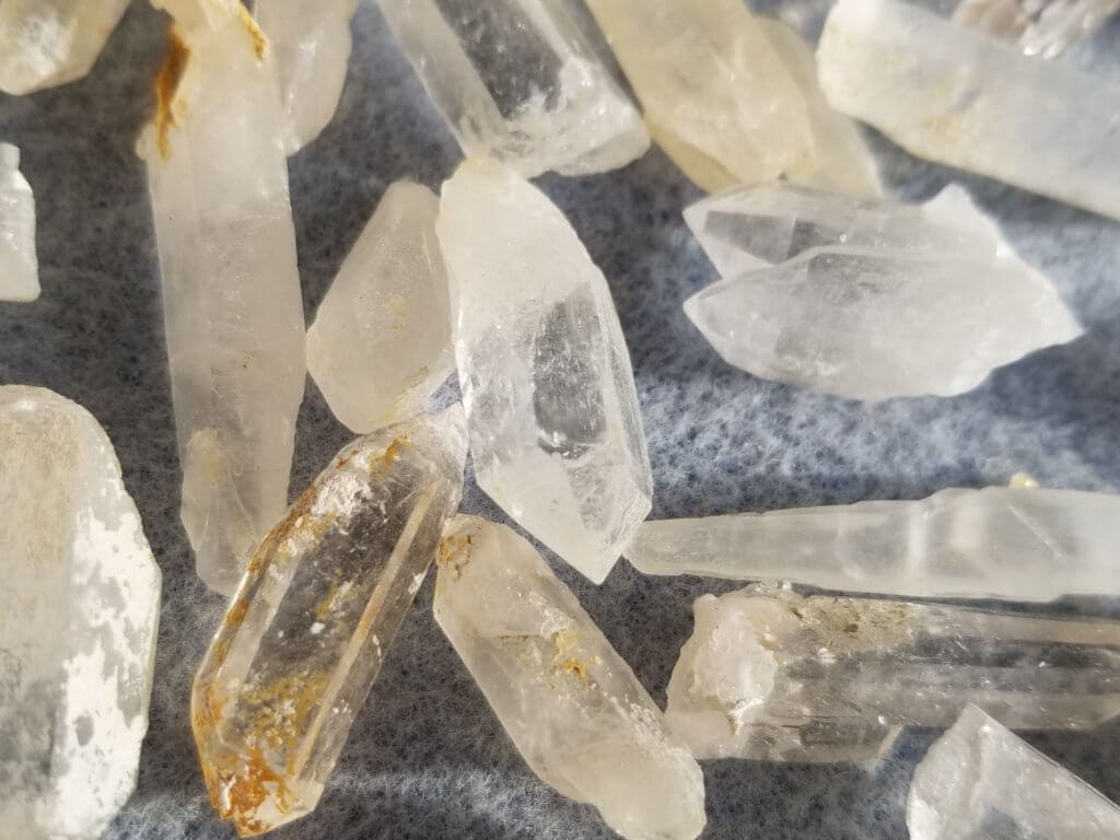 Quartz Clear Mixed Points Nevada 0.50"-1" Inches 360Grams (90Pcs ...