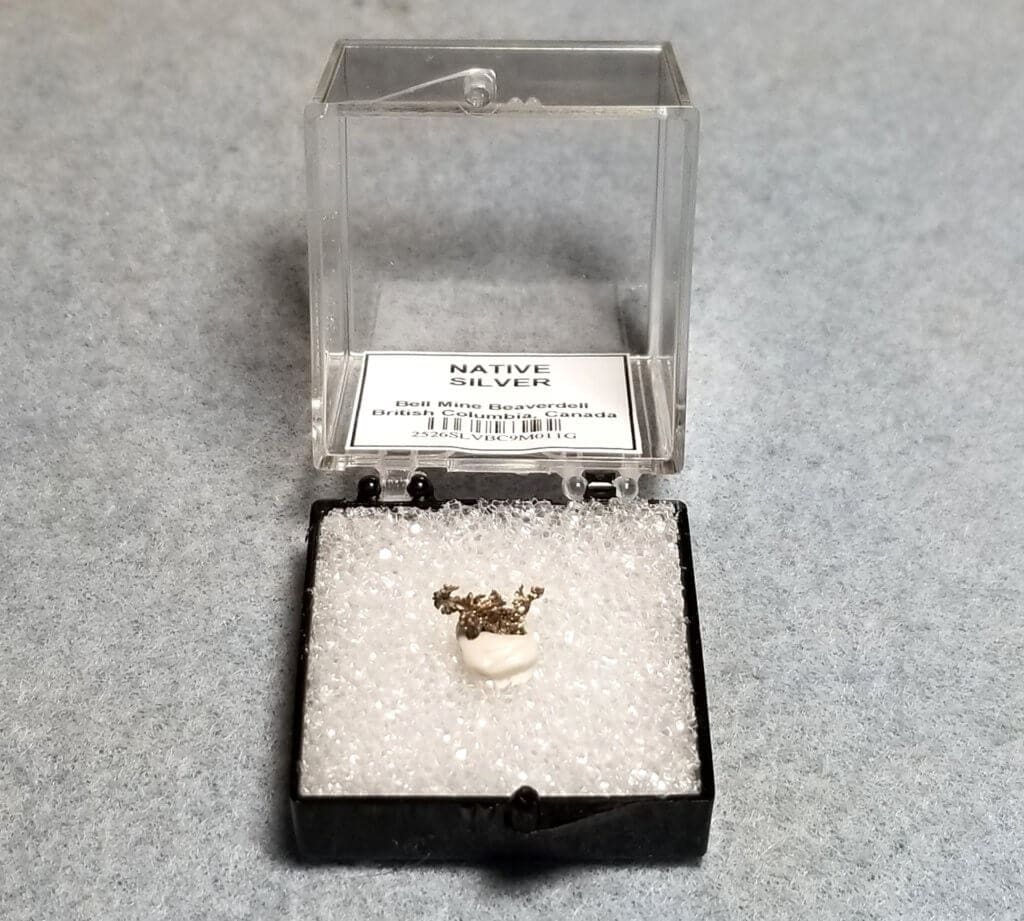 Silver Native Canada Specimen Thumbnail 9.4x6.8mm 0.11Grams - Gold ...