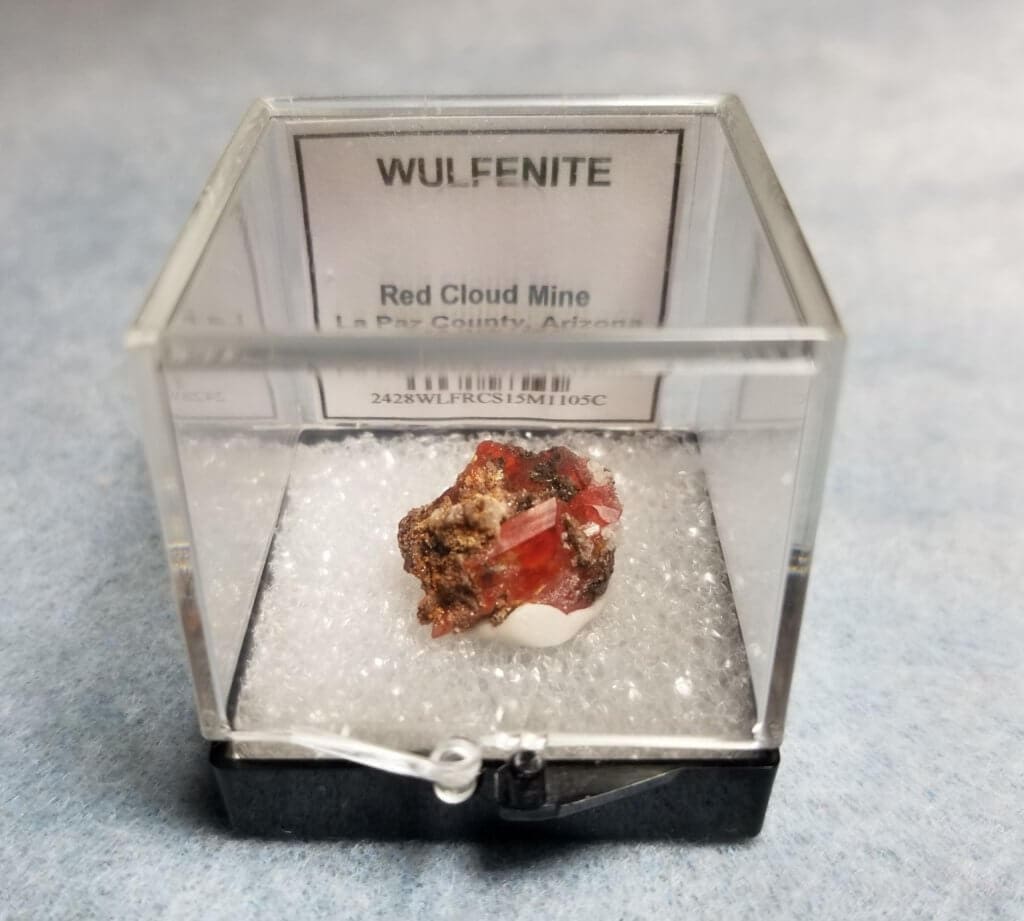 Wulfenite Specimen Thumbnail 15x13mm 11.05Crts - Gold Crown Jewelry