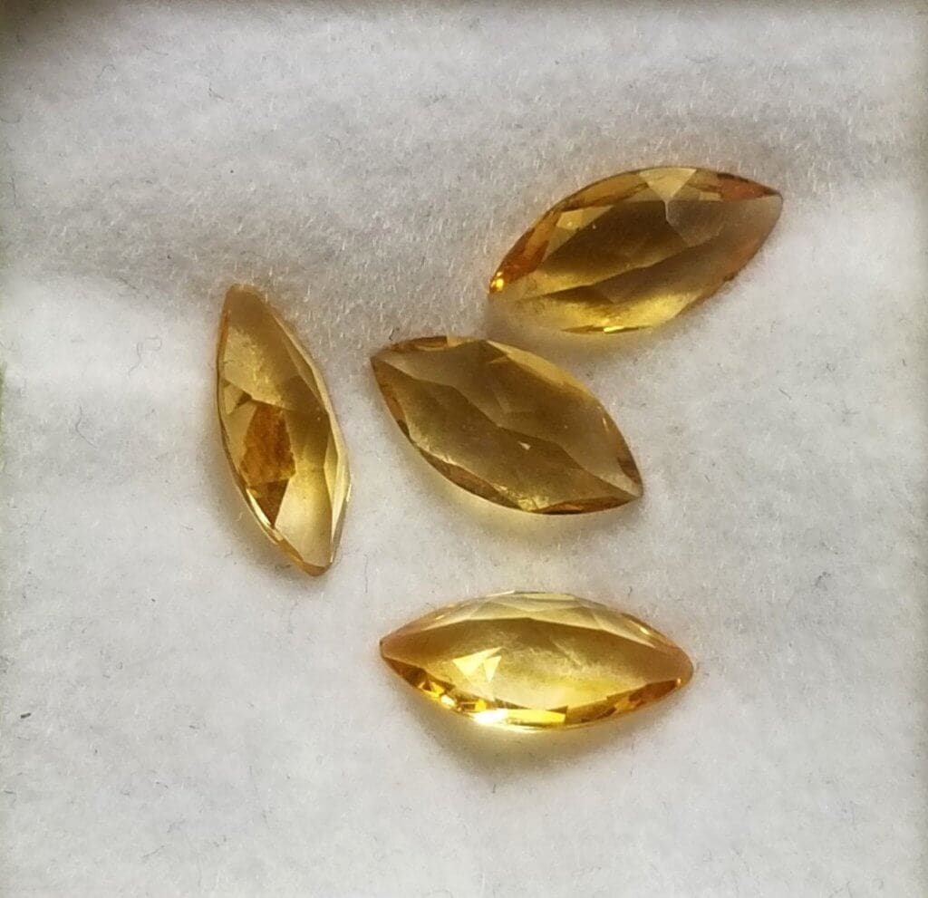 Citrine Marquise 10x5mm (4 Pcs) - Gold Crown Jewelry